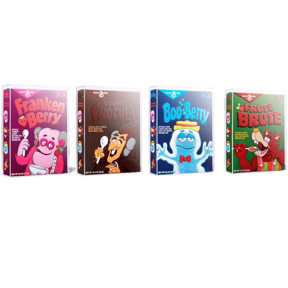 KAWS | Other | Kaws Monsters Franken Berry Count Chocula Boo Berry ...